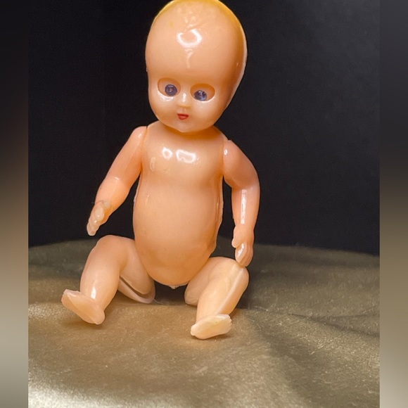Other | Antique Celluloid Baby Doll Articulated Eyes Close When It Lays ...